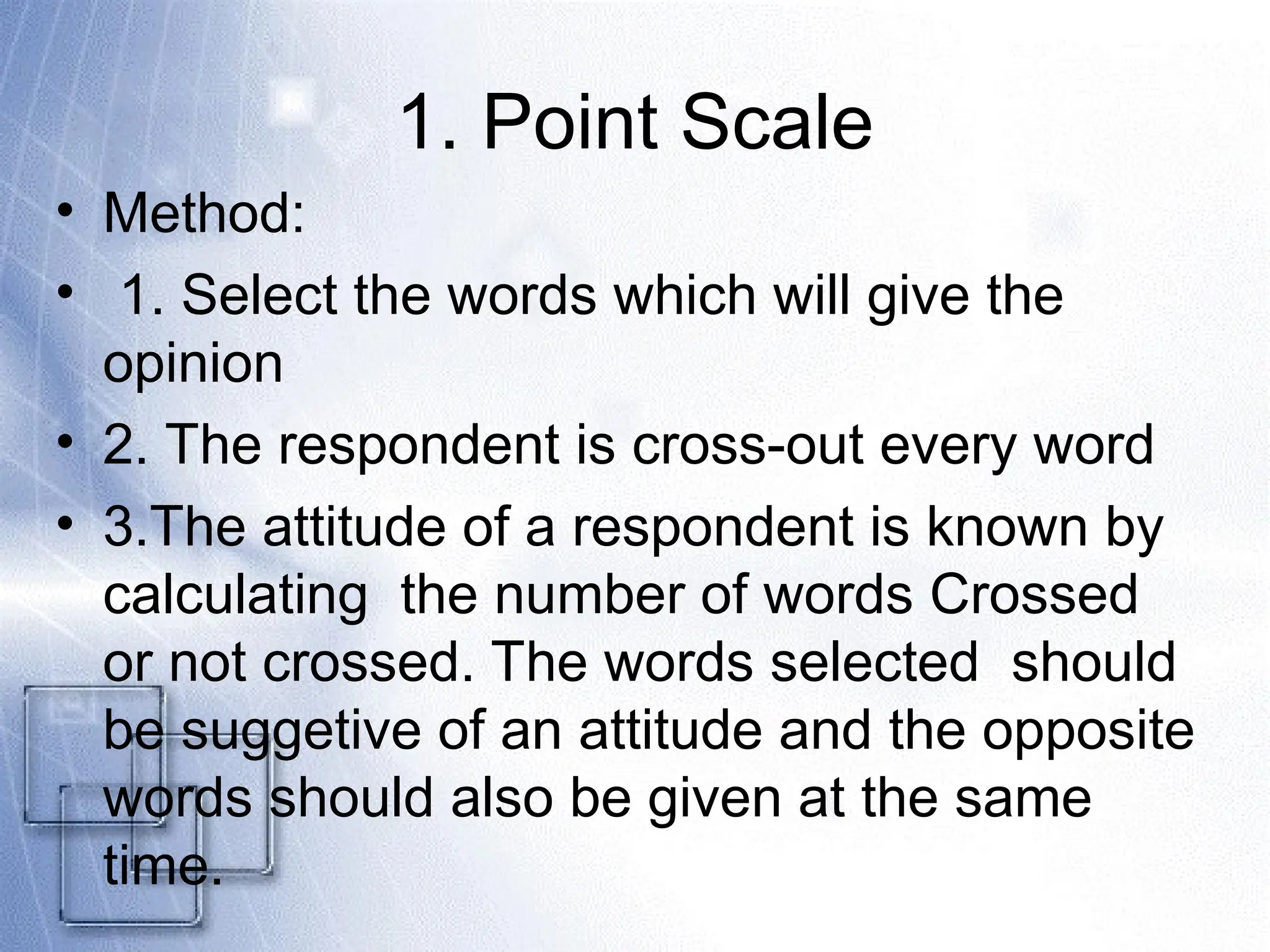 Attitude scale final.ppt attitude sca le | PPT