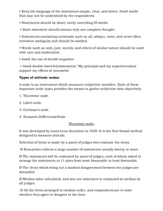 Attitude scales | DOCX