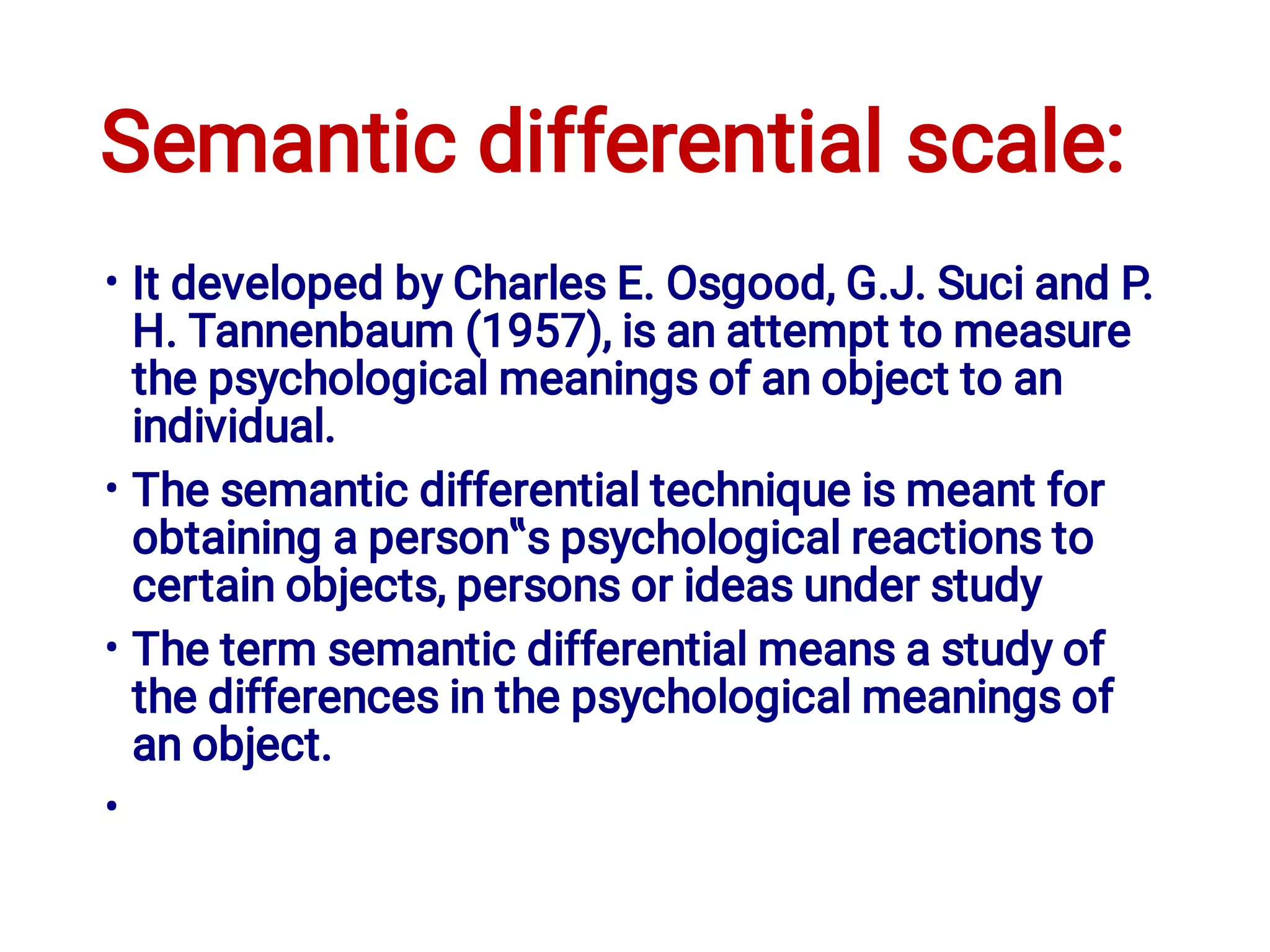 TYPE AND USES OF ATTITUDE SCALES | PDF