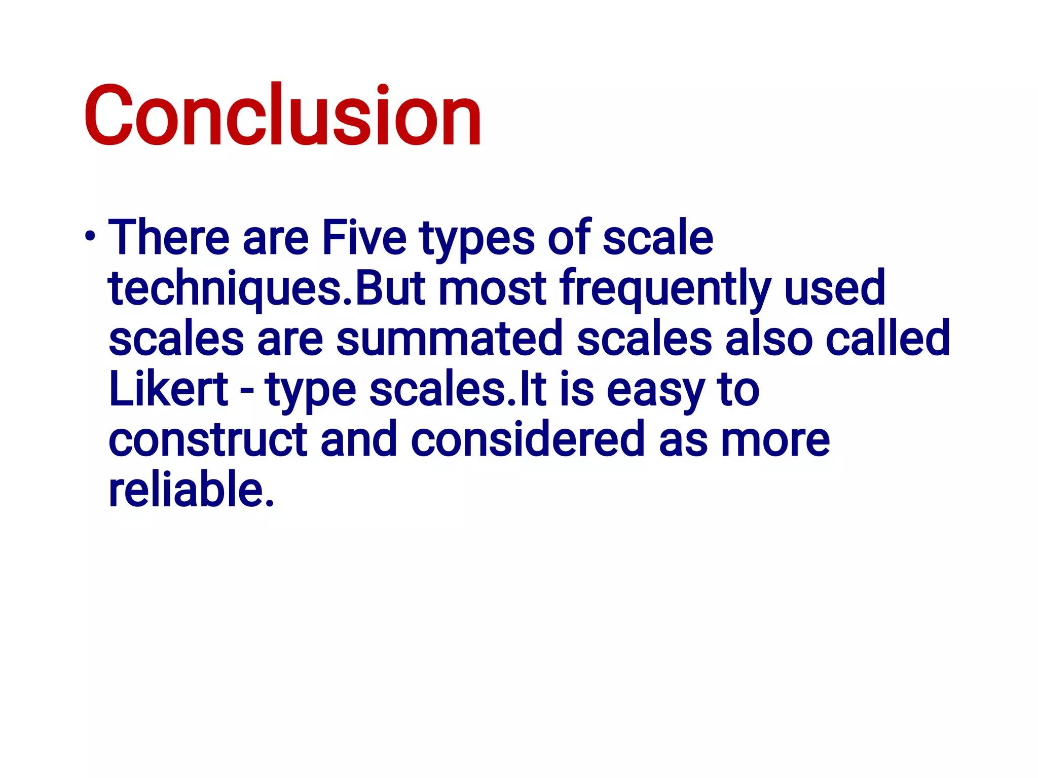 TYPE AND USES OF ATTITUDE SCALES | PDF