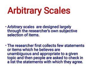 TYPE AND USES OF ATTITUDE SCALES | PDF