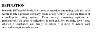Attitude scales ppt | PPTX