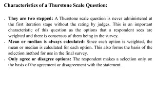 Attitude scales ppt | PPTX