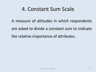 Attitude scaling | PPTX
