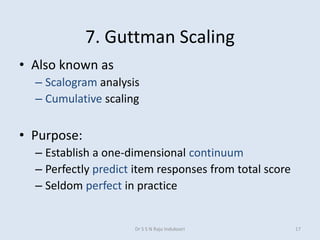 Attitude scaling | PPTX
