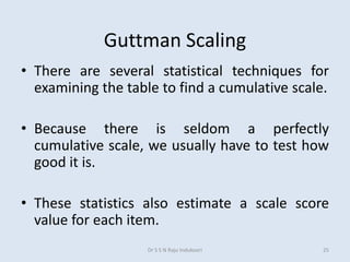 Attitude scaling | PPTX