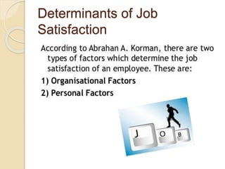 Attitudes and job satisfaction (organizational behaviour) | PPT