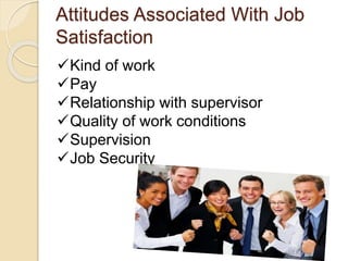 Attitudes and job satisfaction (organizational behaviour) | PPT