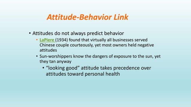 Attitude social psychology ppt | PPTX