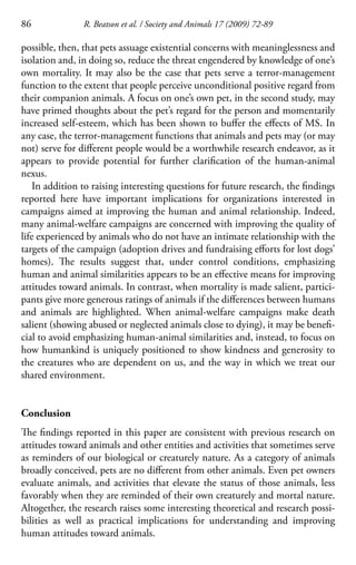 Attitudes toward animals | PDF