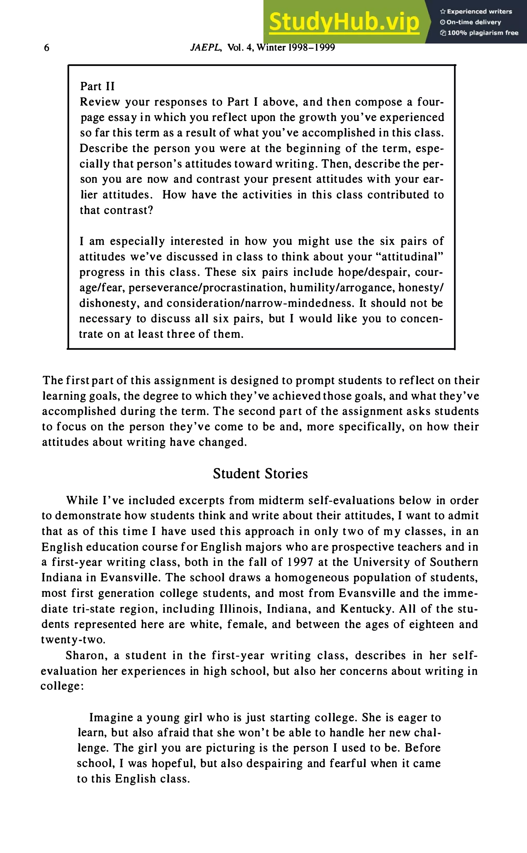 Attitudes Toward Writing | PDF