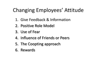 Attitudes & values | PPT