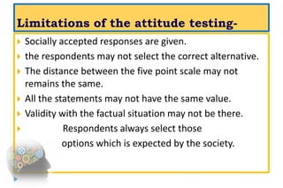 Attitude test,personality test, Projective technique, & sociometric ...