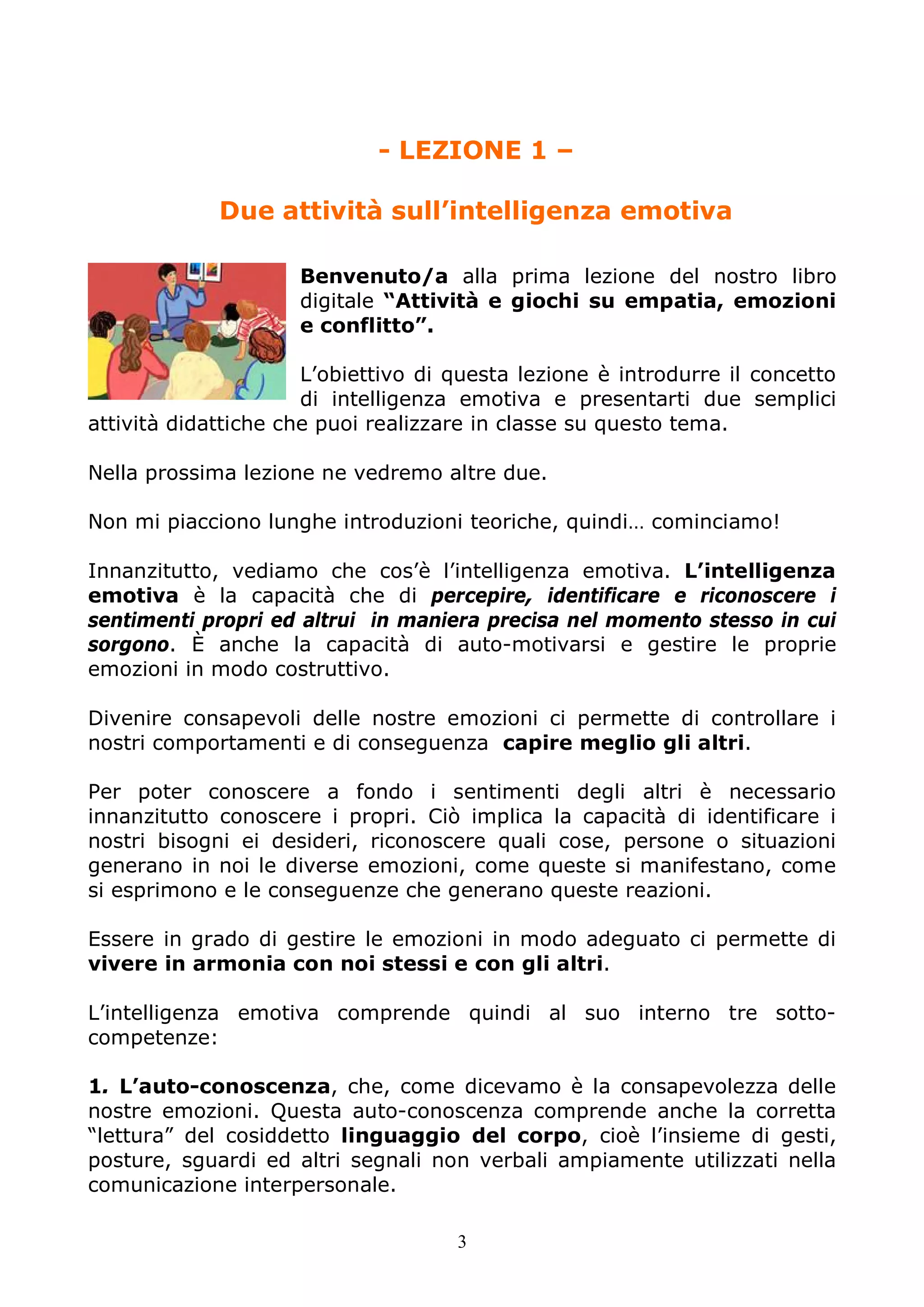 Attività e giochi su empatia, emozioni | PDF