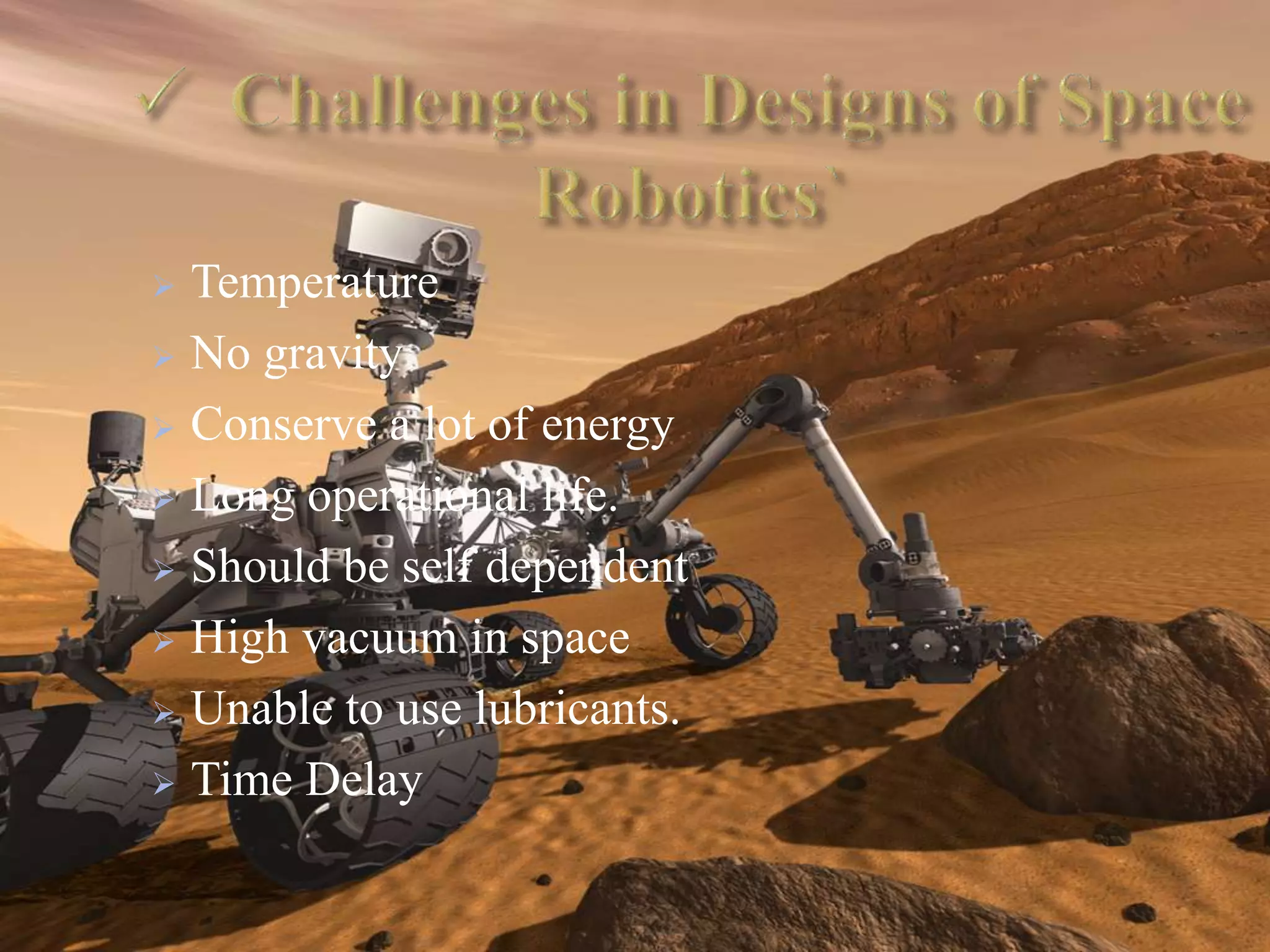 space robotics | PPTX