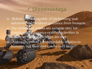 space robotics | PPTX