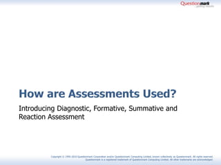 Assessments Through the Learning Process - A Questionmark Presentation ...