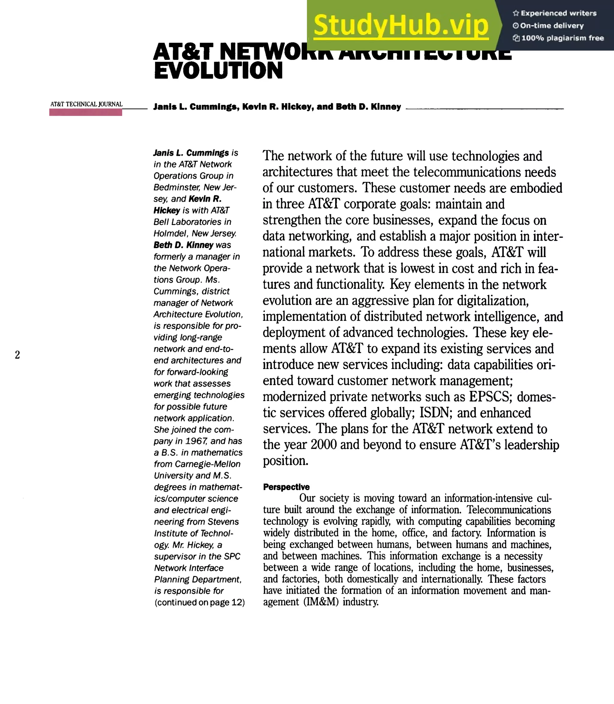 AT T Network Architecture Evolution | PDF