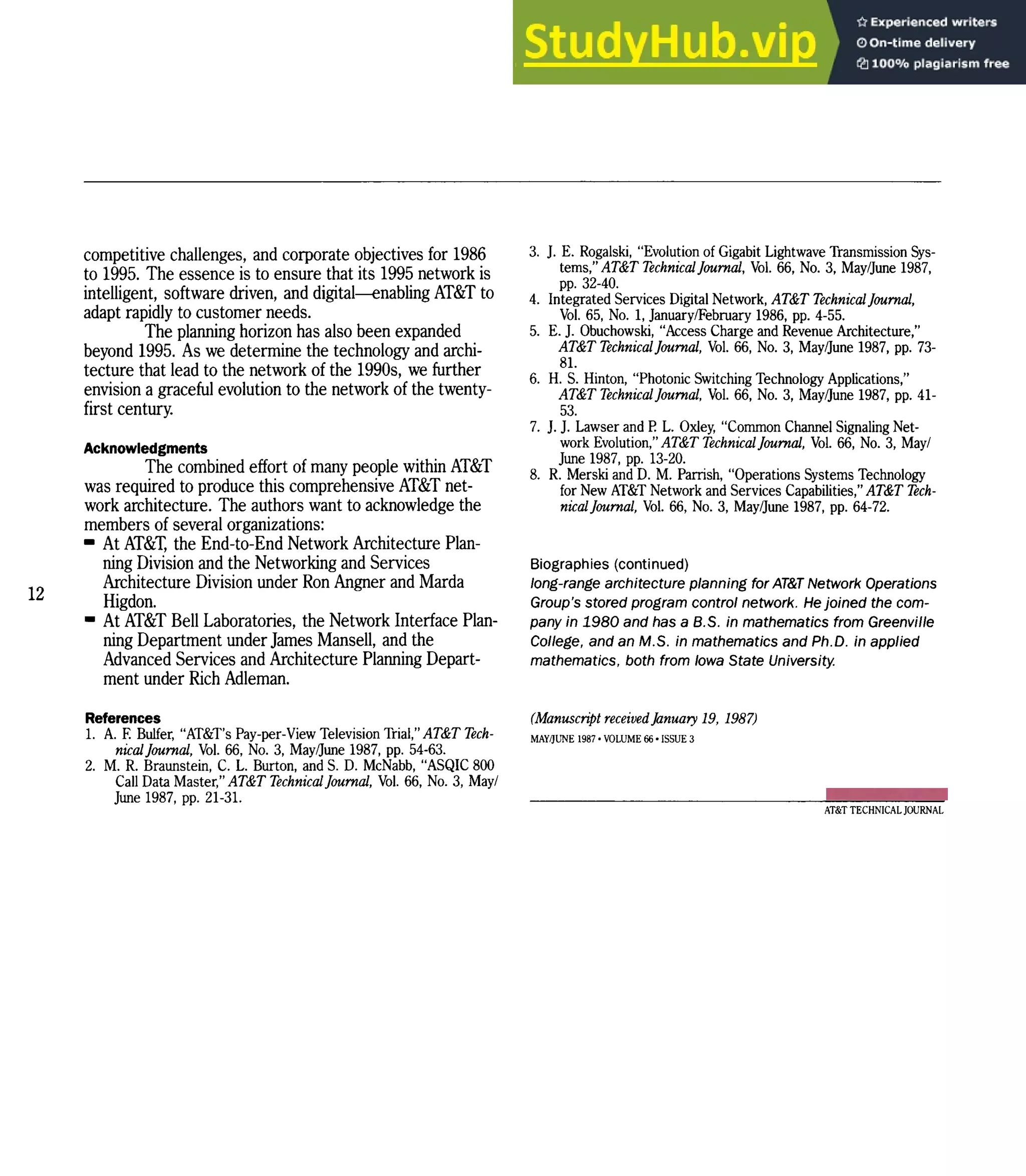 AT T Network Architecture Evolution | PDF