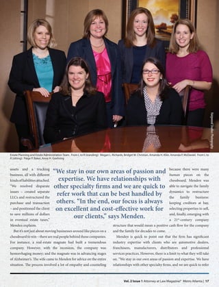 MendenFreiman LLP - Attorney at Law Magazine - Law Firm of the Month | PDF
