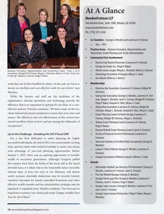 MendenFreiman LLP - Attorney at Law Magazine - Law Firm of the Month | PDF