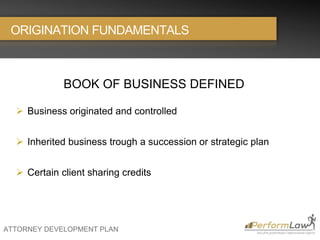 Attorney Development Plan | PPTX