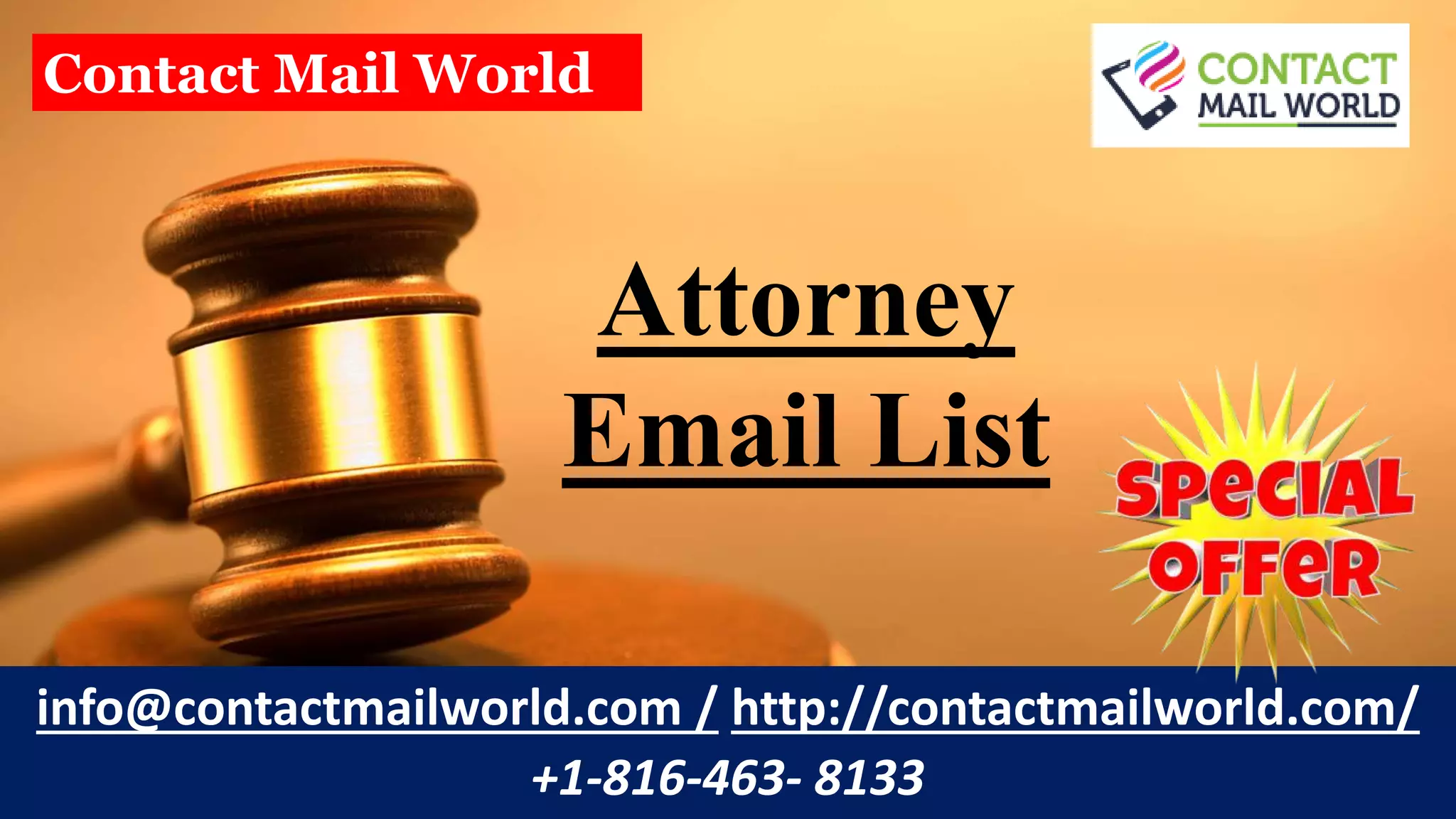 Attorney email list | PPTX | Email | Internet