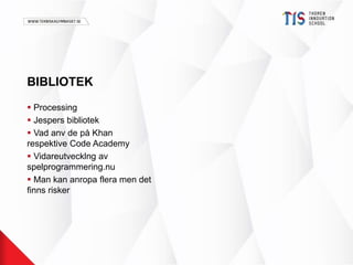 Att programmera med javascript grunder | PPT