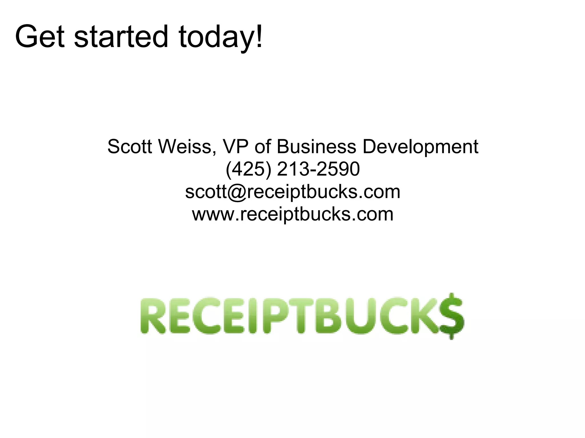 Receiptbucks: Attract, Engage, Retain | PPT Receiptbucks: Attract, Engage, Retain | PPT