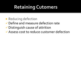 Attracting and retaining customer | PPTX