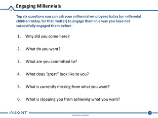 Attracting and Retaining Millennials | PPTX | Career Advice | Careers