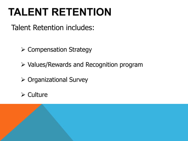 Attracting, developing, and retaining talent | PPTX