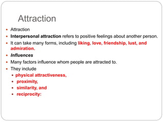 Attraction | PPTX