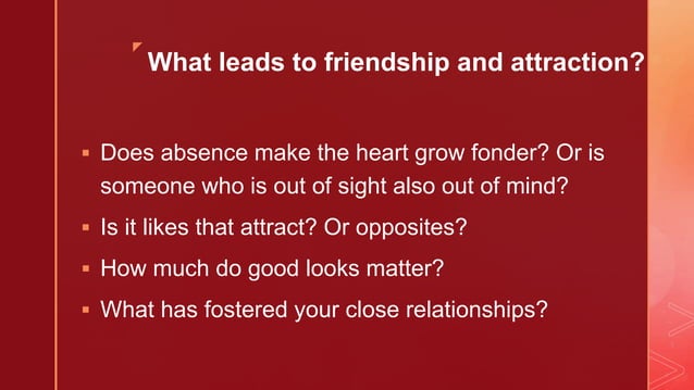 Attraction - Social Psychology | PPTX