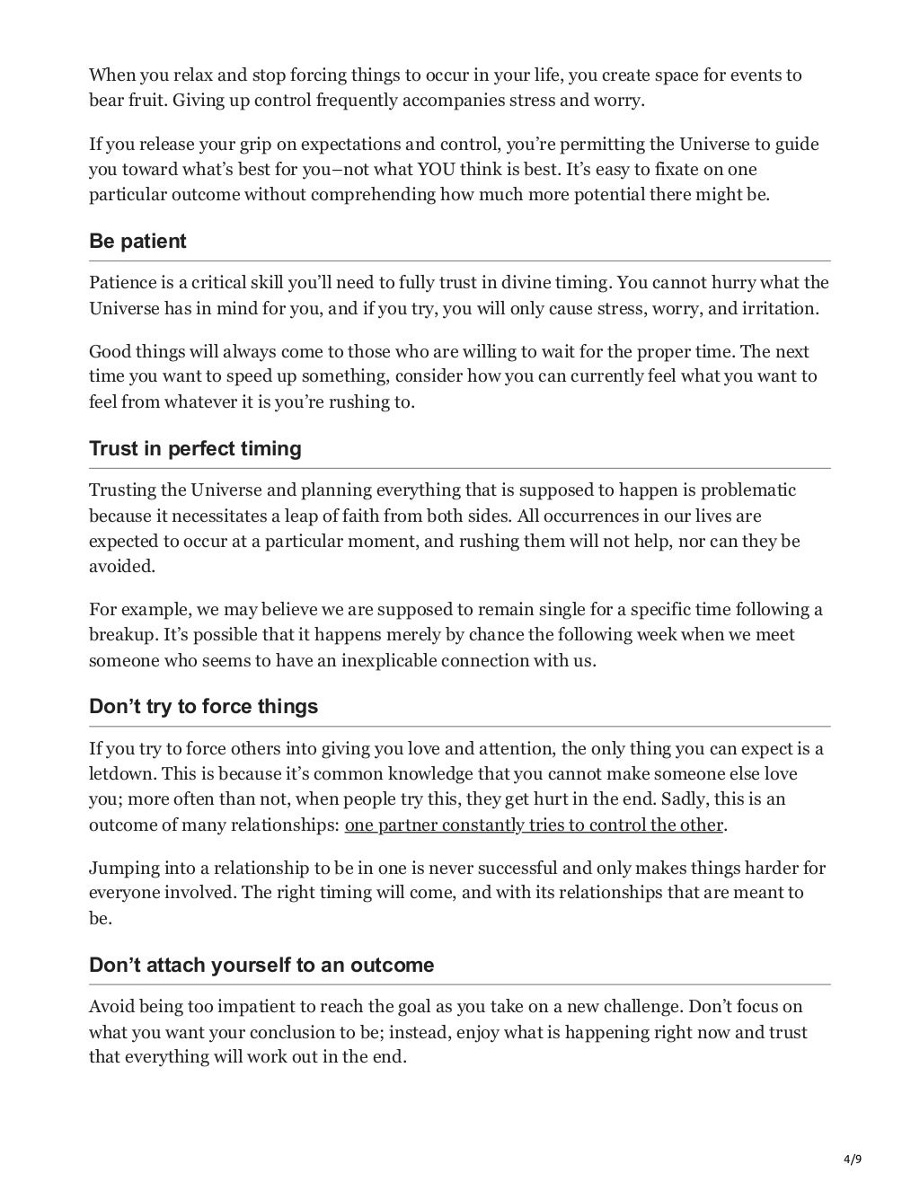 The Ultimate Guide to Divine Timing | PDF
