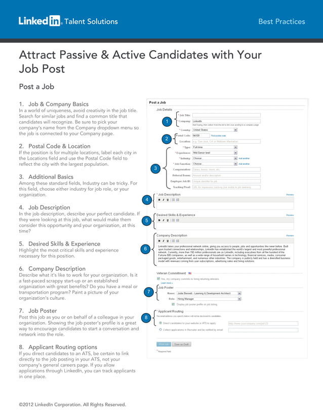 Attractive jobpostings | PDF
