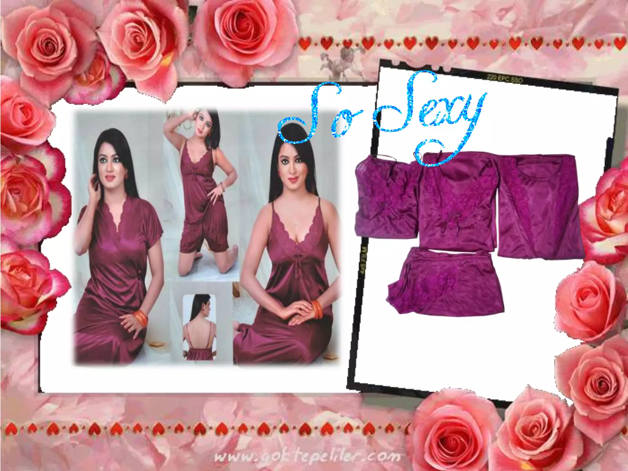 Attractive Woman In Sexy Night Wear | PPTX | Style & Fashion