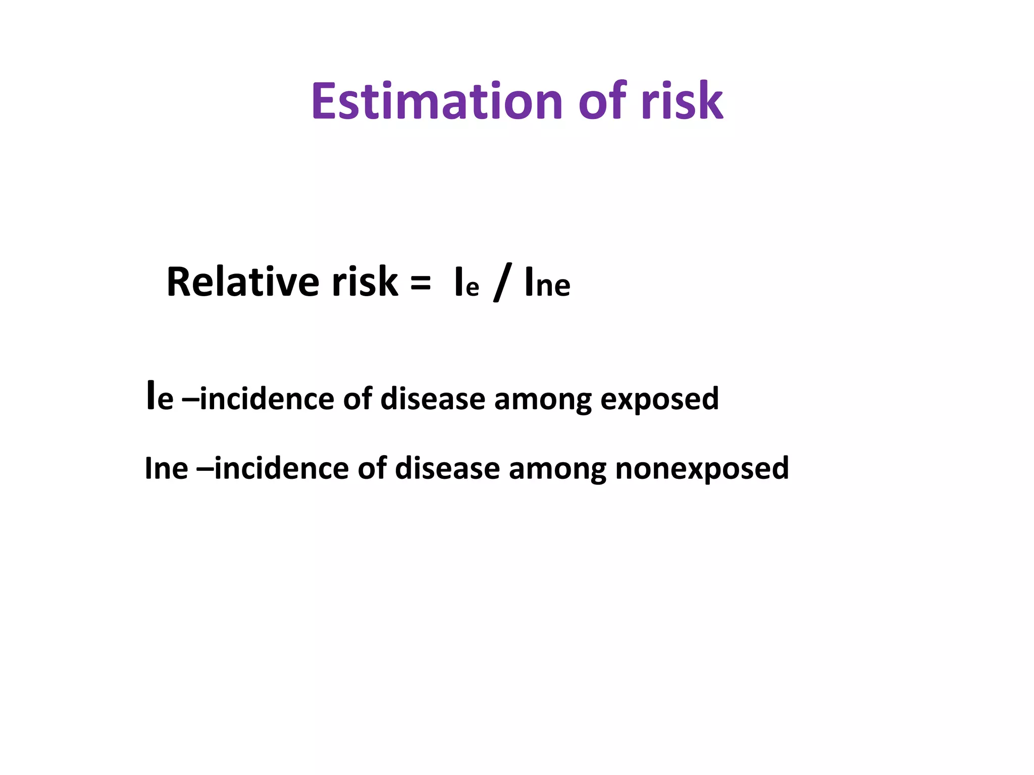 Attributable risk and population attributable risk | PPT
