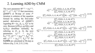 Conditional mixture model for modeling attributed dyadic data | PPTX | Physics | Science