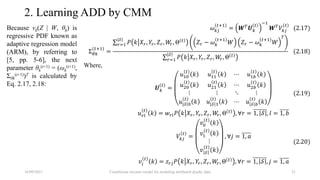 Conditional mixture model for modeling attributed dyadic data | PPTX | Physics | Science