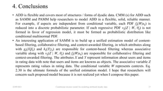 Conditional mixture model for modeling attributed dyadic data | PPTX | Physics | Science