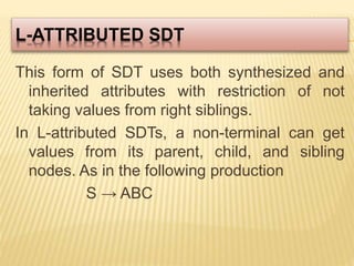 Attribute grammer | PPTX