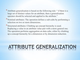 Attribute oriented analysis | PPTX