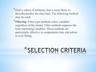 Attribute oriented analysis | PPTX