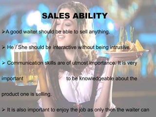 Attributes of a good server in Hotel | PPTX