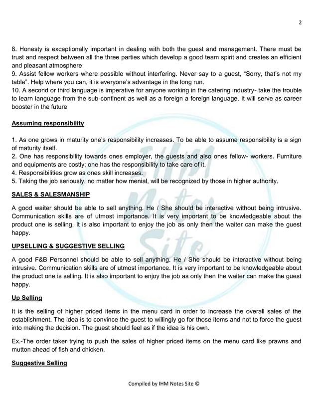 ATTRIBUTES OF A GOOD WAITER.doc