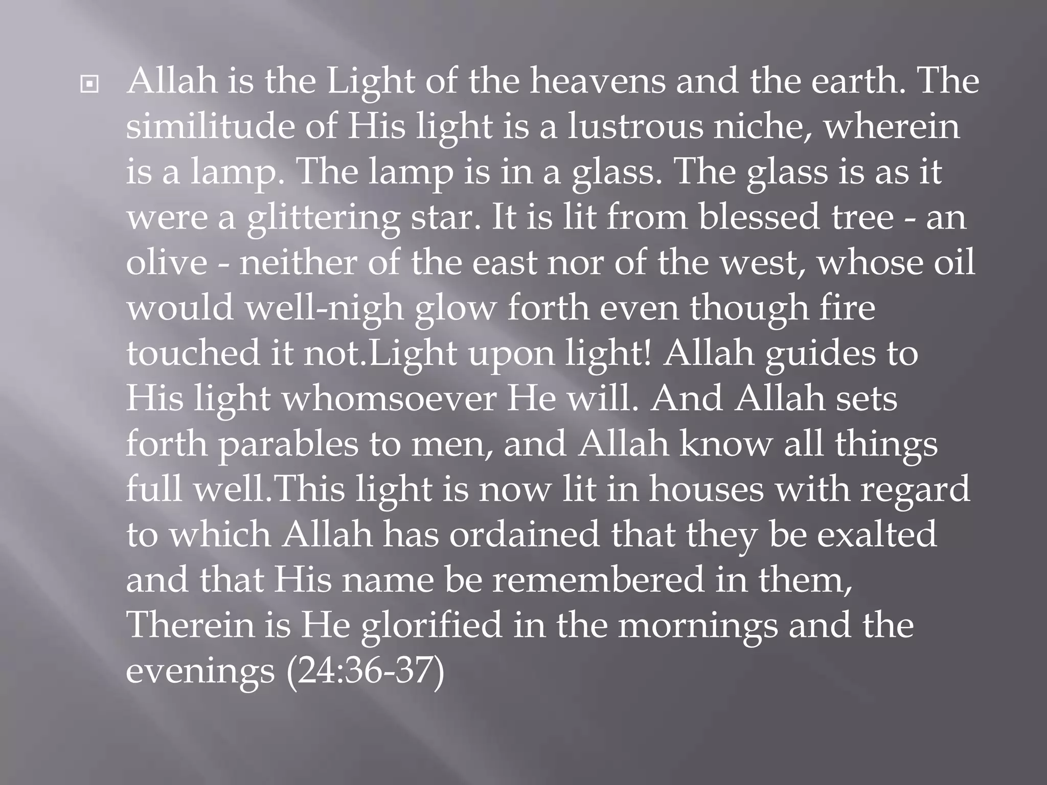 Attributes of allah | PPTX