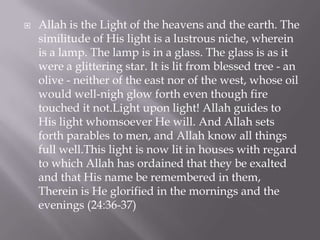 Attributes of allah | PPTX