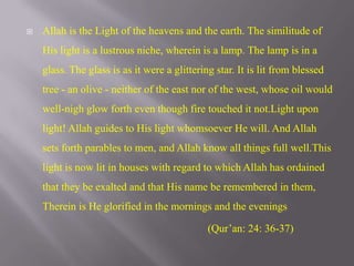 Attributes of allah | PPTX