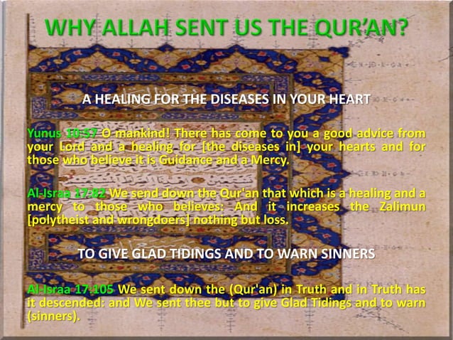 Attributes of Allah in the Quran and in the Bible | PPT